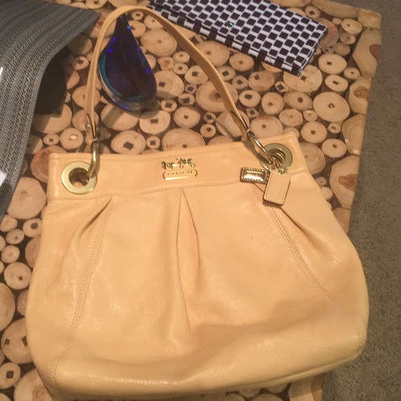 Coach | Bags | Coach Medium Leather Handbag | Poshmark